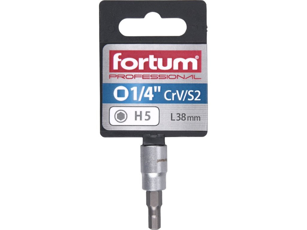 FORTUM Hlavice zástr.imbus HX 5/38mm -1/4" | Lebeda.cz - LEBEDA Tools s ...